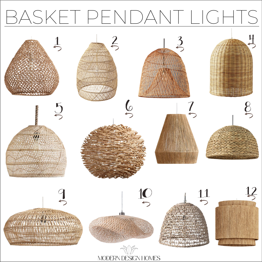 12 Trending Gorgeous Basket Pendant Lights — Modern Design Homes ...